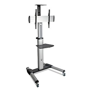 Tripp Lite Mobile TV Monitor Flat-Panel Floor Stand Cart Height-Adjustable LCD 32-70" Display (DMCS3270XP),Black