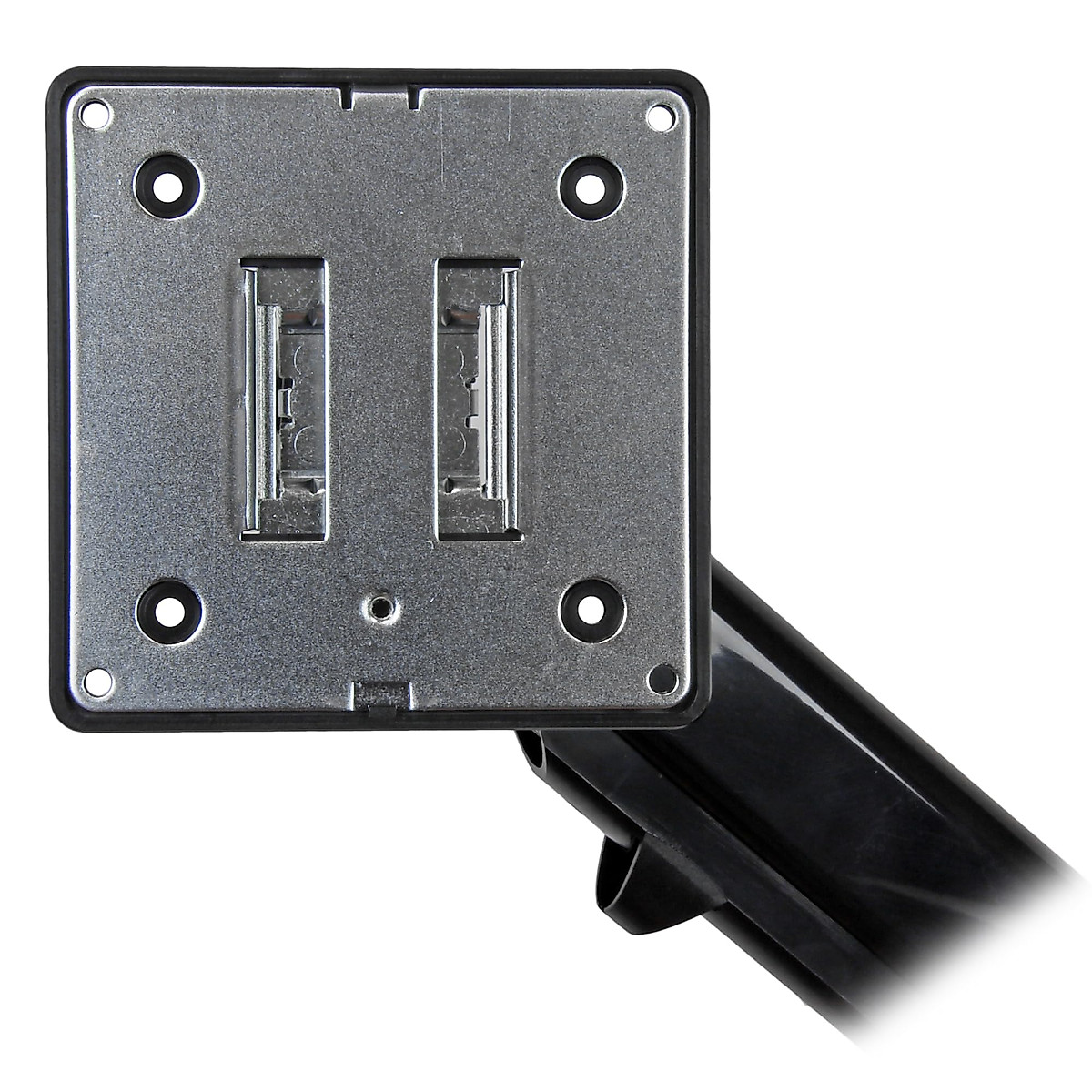 StarTech.com Desk Clamp Monitor Mount - Adjustable - Supports Monitors 12” to 34" (15.4lb/7kg) - Full Motion Slim VESA Mount Monitor Arm - Desk & Grommet Clamp -Black, TAA (ARMSLIM)