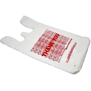 RoyalHouse Thank You Bags,Reusable Plastic Grocery Bags - Great Bags for Shopping, Small Trash and Garbage Cans, and Dog Waste - 308 Count (Pack of 4) Total 1232 Bags in Case