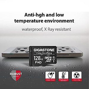 Gigastone 128GB 10-Pack Micro SD Card, 4K Video Pro, GoPro, Surveillance, Security Camera, Action Camera, Drone, 85MB/s MicroSDXC Memory Card UHS-I Class 10, with Adapter