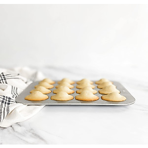 USA Pan Bakeware Madeleine Pan, 16-Well, Aluminized Steel