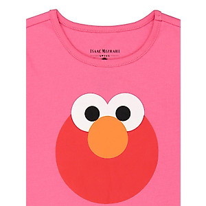 Isaac Mizrahi Loves Sesame Street Elmo Toddler Baby Long Sleeve T-Shirt Tee (2T, Pink)