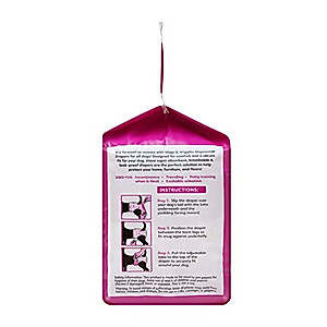 Wags & Wiggles Female Dog Diapers | Doggie Diapers for Female Dogs | Small Dog Diapers, 15"-19" Waist - 12 Pack | Disposable Dog Diapers for Female Dogs