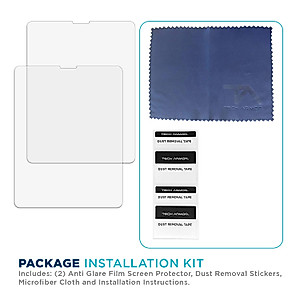 Tech Armor Anti-Glare/Anti-Fingerprint Plastic Film Screen Protector (Not Glass) Designed for Apple iPad Pro 11-Inch 2020 and 2018 [Pack of 2]