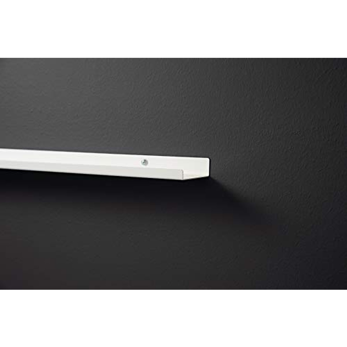 FloatingLedge White Powder Coated Carbon Steel for Frames, Photos and Pictures, Extra Deep 3.5" (18 in Long by 3.5 in Wide)