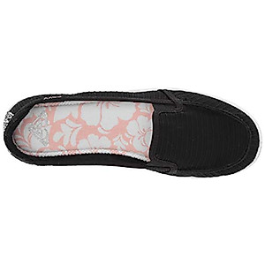 Roxy womens Minnow Slip on Shoe Sneaker, New Black, 8 US