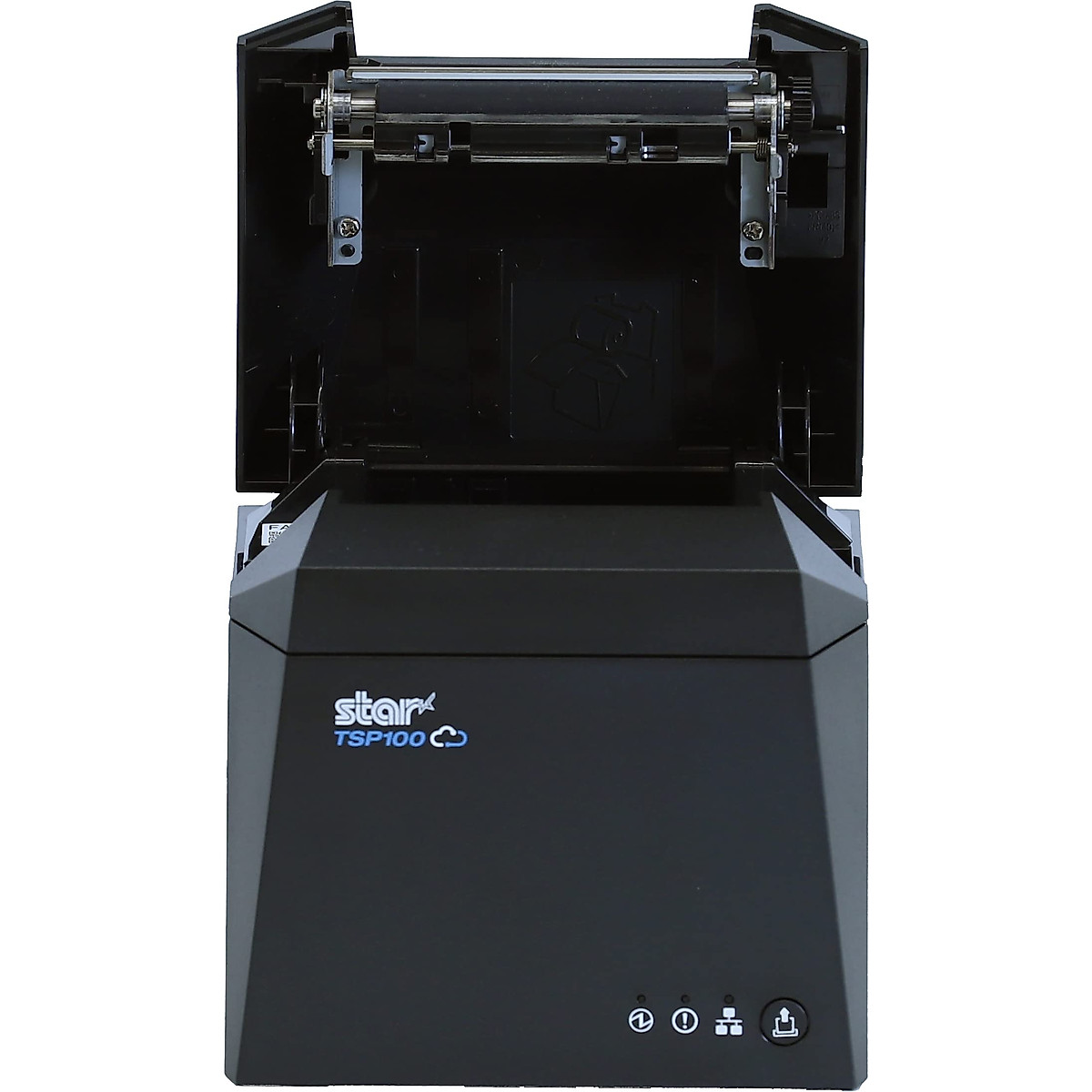 Star Micronics TSP143IVUW Wi-Fi (WLAN)/USB-C/Ethernet (LAN) Thermal Receipt Printer with CloudPRNT, Cutter, and Internal Power Supply - Gray