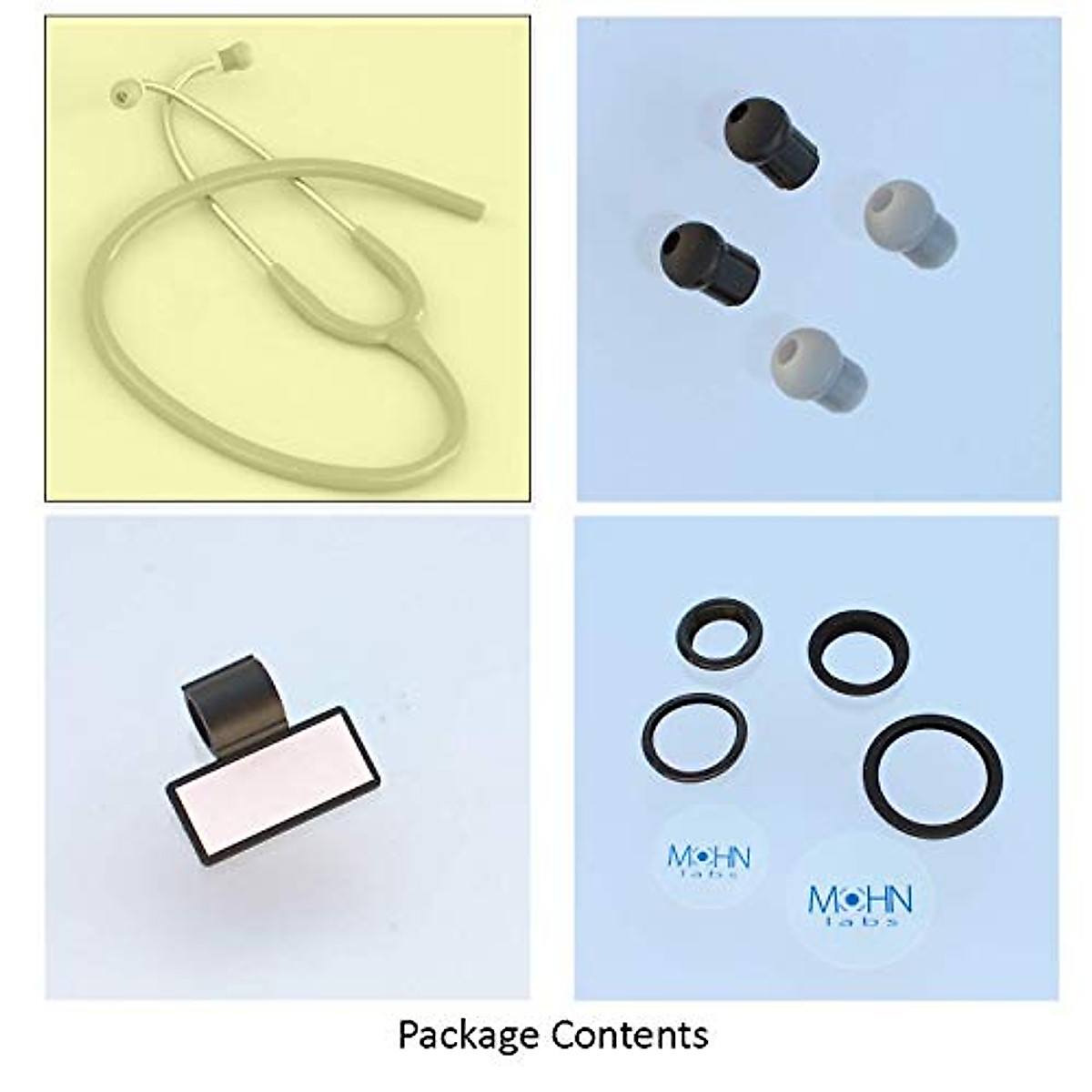 Replacement Tube by CardioTubes fits Littmann Classic II SE standard Stethoscopes - 5mm BLACK TUBING