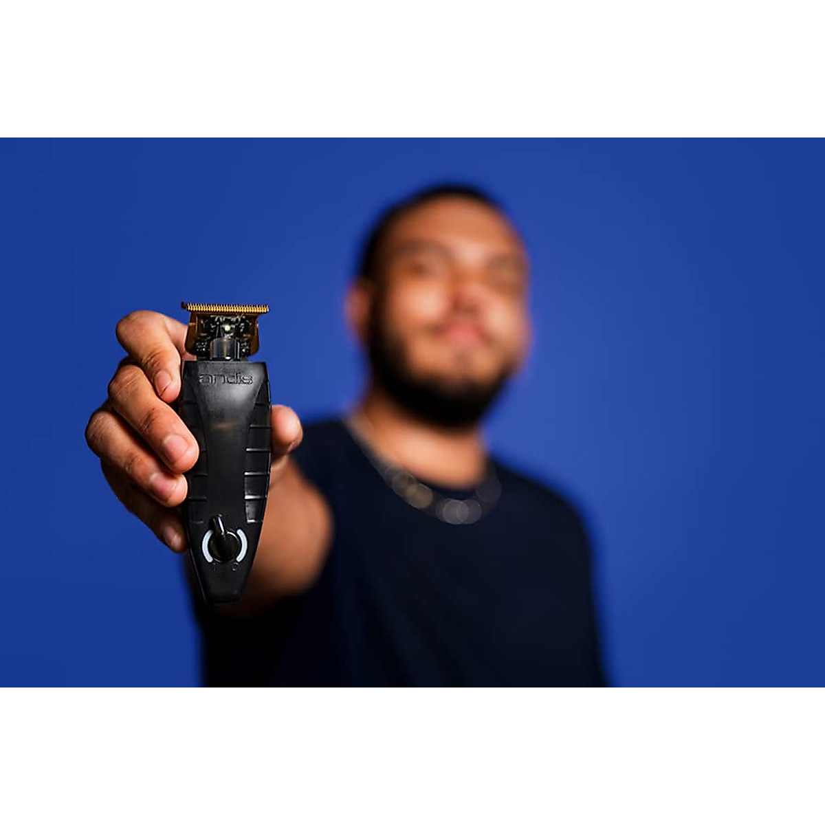 Andis 74100 GTX-EXO Professional Cord/Cordless Lithium-ion Electric Beard & Hair Trimmer with Charging Stand, Black