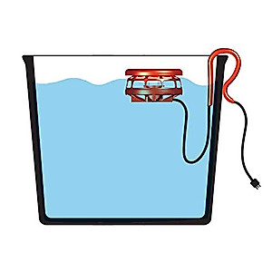 K&H Pet Products Ultimate Stock Tank Deicer w/ Cord Clip Red 750 Watts