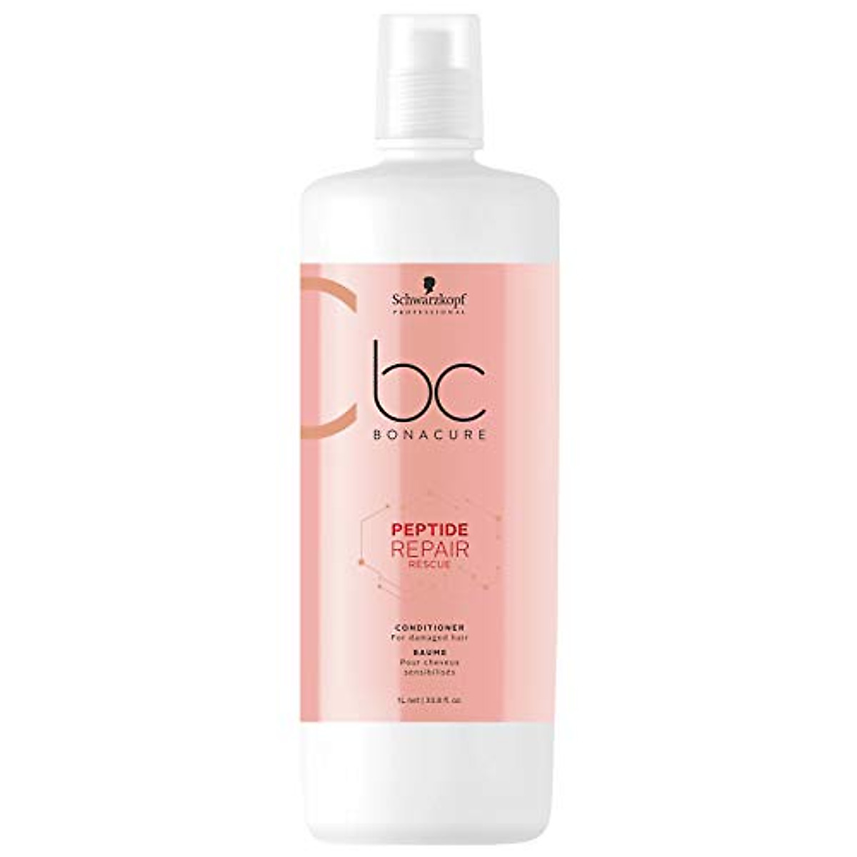 BC BONACURE Peptide Repair Rescue Conditioner, 33.8-Ounce