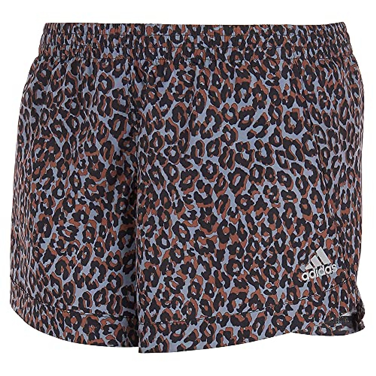 adidas Girls' Print Woven Short, Medium Grey, X-Large