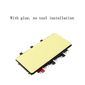 12V 4Pin PWM & 5V 3Pin ARGB with SATA 15Pin Power 2-in-1 Hub 6 Way Sync CPU Cooling Fan Addressable RGB Lighting PCB Splitter for Extended Motherboard Interface -Black Compatible With Desktop