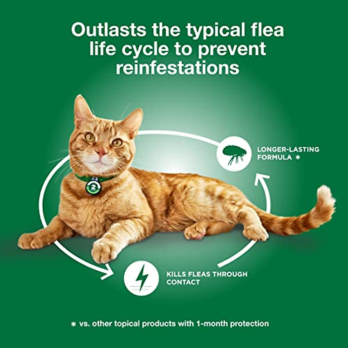 Advantage® XD NEW Flea Prevention & Treatment for Large Cats Over 9 lbs, 2 Topical Doses, 4-Month Coverage, Long Lasting