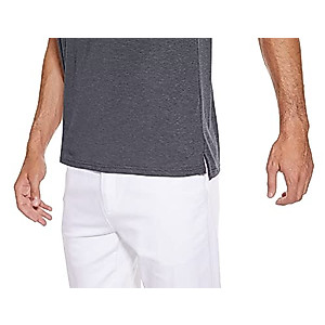 MAGCOMSEN Mens Polo Shirts Dry Fast Golf Shirts Workout T-Shirt Athletic Shirts Running Shirts Fishing Shirts Polos Short Sleeve Casual Shirt Summer Shirts Dark Grey