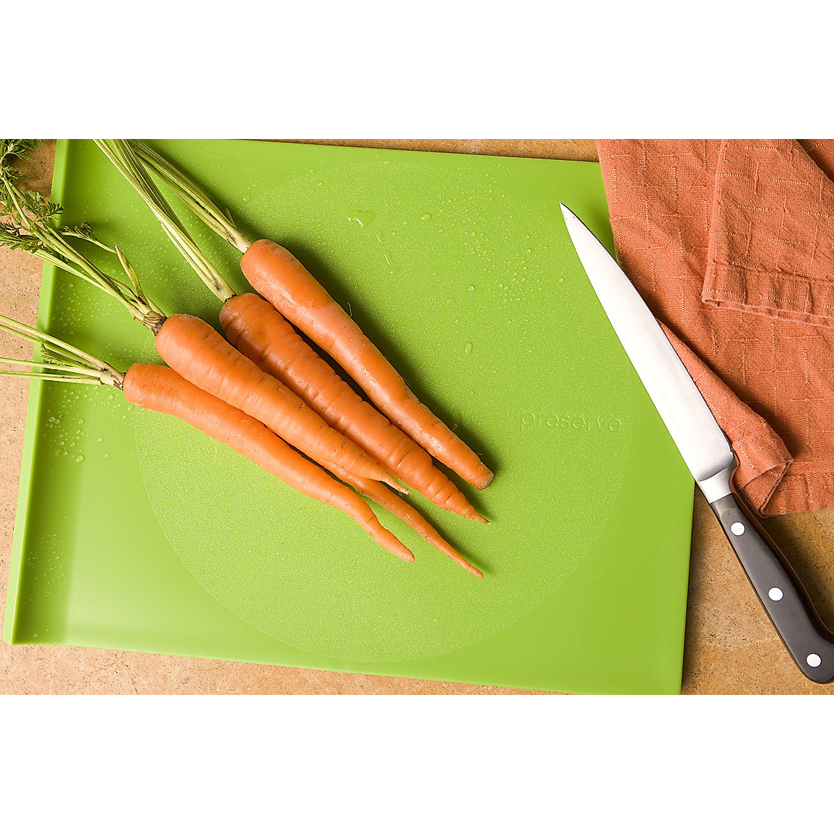 Preserve Cutting Board made from 100% Recycled #5 plastic, BPA Free