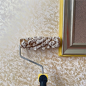 Hanroy Sponge Paint Roller Small 7" for Texture Painting Decorators Brush Tool, Fast and Easy Pattern Art Sponge Roller for Home Wall(RM488K)