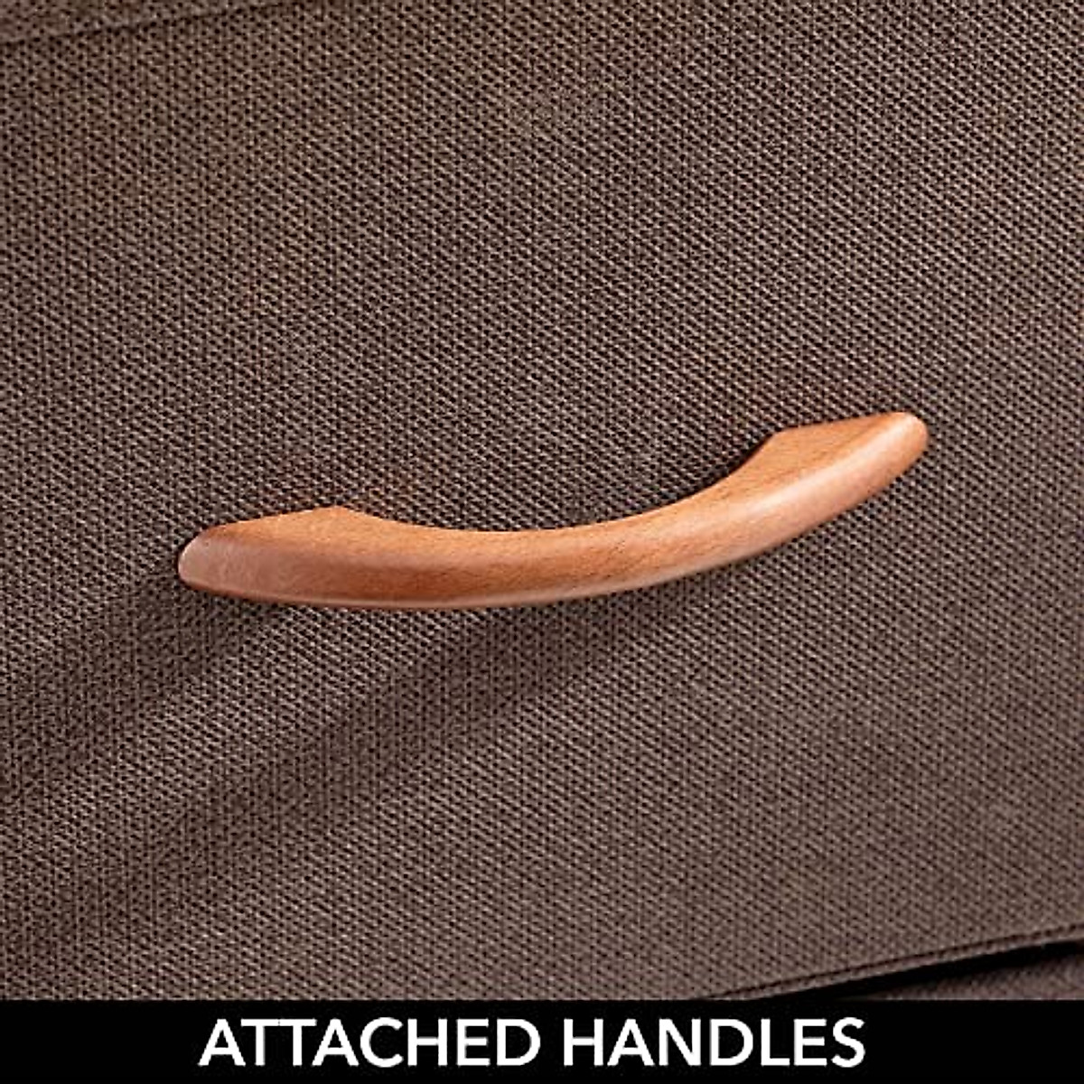 mDesign Storage Dresser Furniture Unit - Tall Standing Organizer Tower for Bedroom, Office, Living Room, and Closet - 4 Drawer Removable Fabric Bins - Espresso Brown