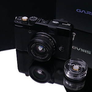 GARIZ XA-SB5 Soft Release Button (Screw) 0.5 inch (12 mm) Half Mirror