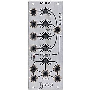 Tiptop Audio MIXZ Eurorack Dual Mixer Module with Tiptop Bus Mix