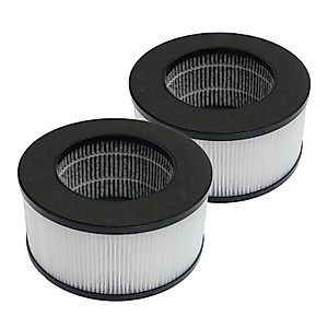 PUREBURG Replacement True HEPA Filters Compatible with JINPUS 908 Air Purifier,H13 4-Stage Filtration Activated carbon 2-IN-1 Air Clean Dust VOCs,2-Pack
