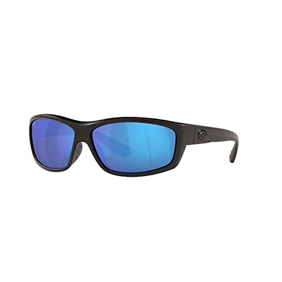 Costa Man Sunglasses Blackout Frame, Blue Mirror Lenses, 65MM