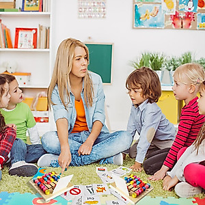 GIMCALO Sight Word Games, Montessori Letter Puzzle Building Blocks CVC Flash Cards Kindergarten Homeschool, ABC Learning Education Toddlers Wooden Toys, Birthday Easter Xmas Gifts for Kids Ages 3-7