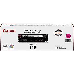 Canon 118 3/pk Laser Cartridge, Yellow (2659B001AA) Magenta (2660B001AA,2661B001AA Cartridge Model 118 Cyan
