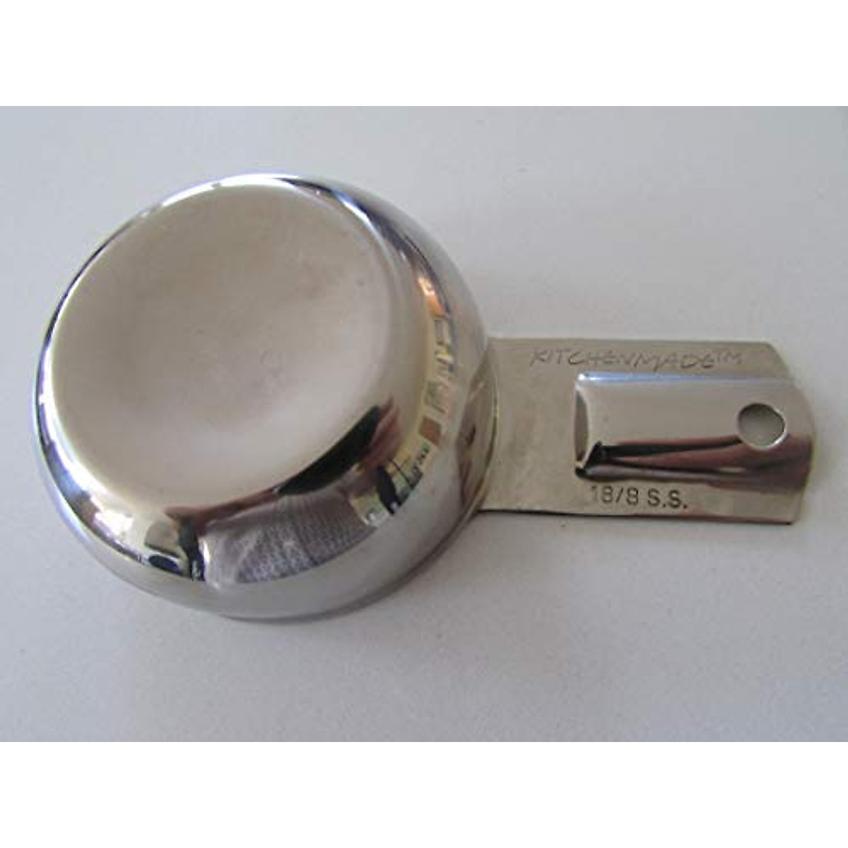 KitchenMade Measuring Cups 7 Piece Set of Quality Professional Grade 18:8 Stainless Steel-Perfect for Dry and Liquid Ingredients, small