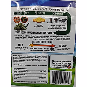 Sherwood Pet Health Vegan Joint Support (100 Tablets - 50 Grams)