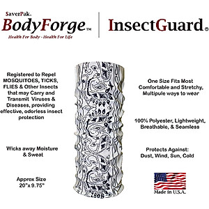 InsectGuard Tick Gaiters - Permethrin Treated, Ticks, Mosquitoes, Flies & More Insect Repellent, Unisex Adult, (Black/Khaki) Complete Package 1