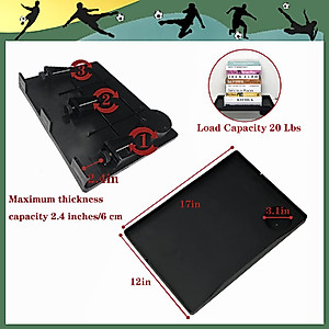 Bedside Shelf, Bunk Bed Shelf Organizer for Top Bunk Dorm Clip On Nightstand with Cup Holder Hooks Hanging Cup Plastic Bedside Shelf Tray for Kids for Bed College Dorm Room Essentials