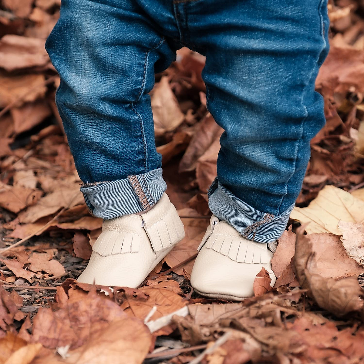 BirdRock Baby Moccasins - 30+ Styles for Boys & Girls! Every Pair Feeds a Child (US 5.5, Brown)