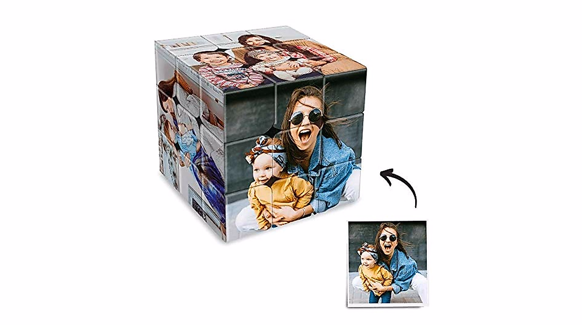 Personalized Photo Cube Gift - Capture Your Memories