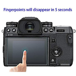 HUIPUXIANG Screen Protector for Fuji Fujifilm X-T3 XT3 Camera,0.3mm High Definition 9H Hardness Optical LCD Premium Glass Protective Film Cover [3 Pack]
