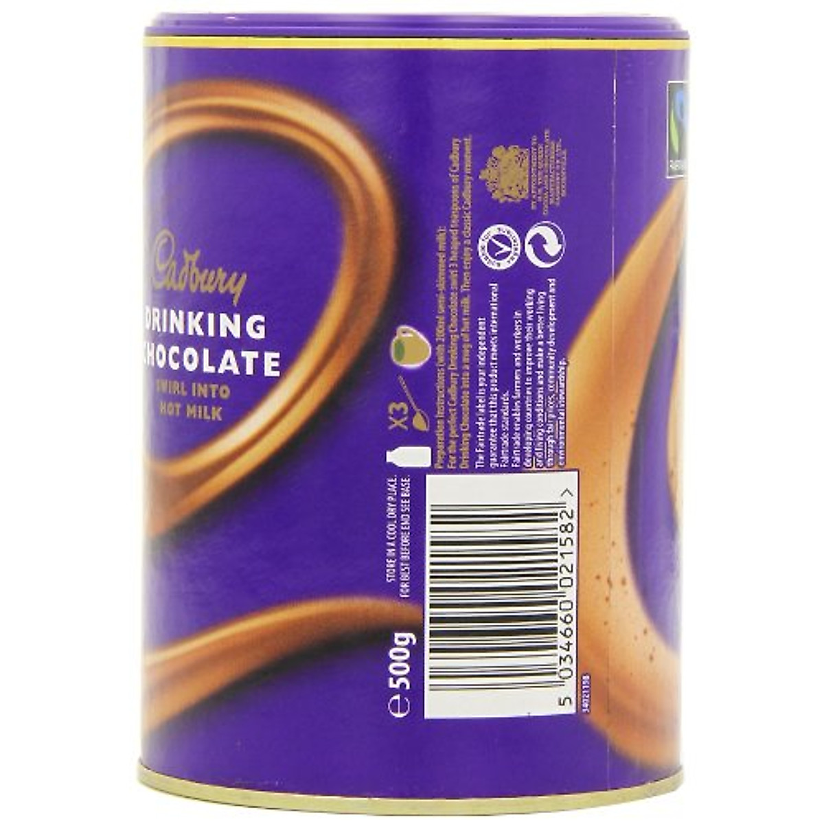 Cadbury Drinking Hot Chocolate 500 g (Pack of 3)