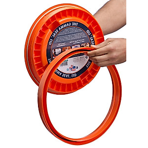 5 Gallon Buckets Six (6) Pack | Plastic | Orange