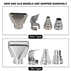 300, Heat Gun Tips, Heat Gun Accessories,Mini Heat Gun Accessories,Heat Gun Nozzle 4Pcs Heat Gun Air Nozzles Electric Kit Accessories Industrial Tools Shrink Wrap