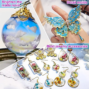 LET'S RESIN UV Resin, 300g Low Viscosity Crystal Clear Thin UV Resin Kit, Quick-Curing & Low Shrinkage Ultraviolet Epoxy Resin for Crafts, Casting, UV Resin Molds