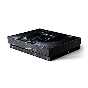 Skinit Decal Gaming Skin Compatible with Xbox One X Console - Officially Licensed Warner Bros Batman Smoke Design