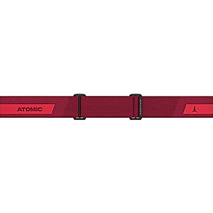 Atomic Unisex's Count 360° HD Googles, Red, NS