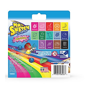 Mr. Sketch® Scented Markers, Chisel Point, Assorted, Pack Of 14