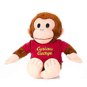 KIDS PREFERRED Curious George Monkey Plush - Classic 8" Stuffed Animal, (91720)