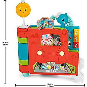 Fisher-Price Sit-to-Stand Giant Activity Book, Electronic Learning Toy and Activity Center for Infants and Toddlers Ages 6 Months to 3 Years