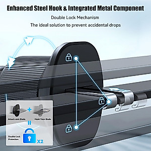 Car Mount for MagSafe,Magnetic Phone Car Mount 20 N52 Strong Magnets,Car Phone Holder with 2 Magnetic Plates,Magnet Phone Holder for iPhone14 13 12 Pro Max Plus,Phone Holder Car Accessories