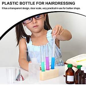 ULTECHNOVO Lab Wash Bottle 24pcs Label and Scale Tools Plastic Squeeze Mouth Supplies Bottle Ml White Squirt Refillable Ldpe, Medical Labs Cleaning Wash for Safety Labels Empty Washing