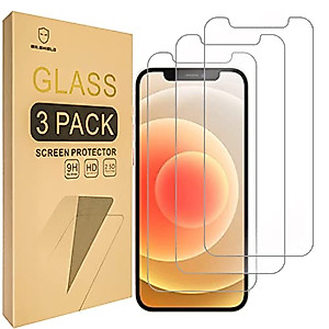 Mr.Shield Screen Protector Compatible with iPhone 12 / iPhone 12 Pro [3 PACK] 6.1inch Tempered Glass Screen Protector