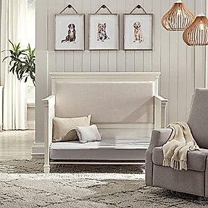 NAMESAKE Darlington 4-in-1 Convertible Crib in Warm White, Greenguard Gold Certified