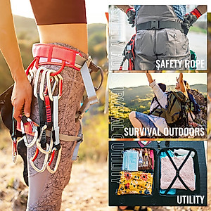 Grosun 10 Yards Nylon Webbing 1 inch 1.5 inch 2 inch Nylon Strap Webbing Straps Backpack Straps Nylon Belt for Indoor or Outdoor Gear, DIY Crafting, Handles, Luggage, Slings (Red, 1.5 inch)