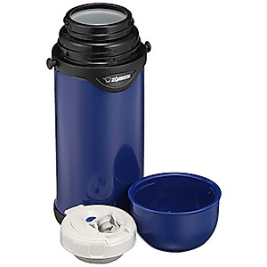Zojirushi SJ-TG08-AA Water Bottle, Stainless Steel, Cup, Large Capacity, 28.7 fl oz (800 ml), Blue